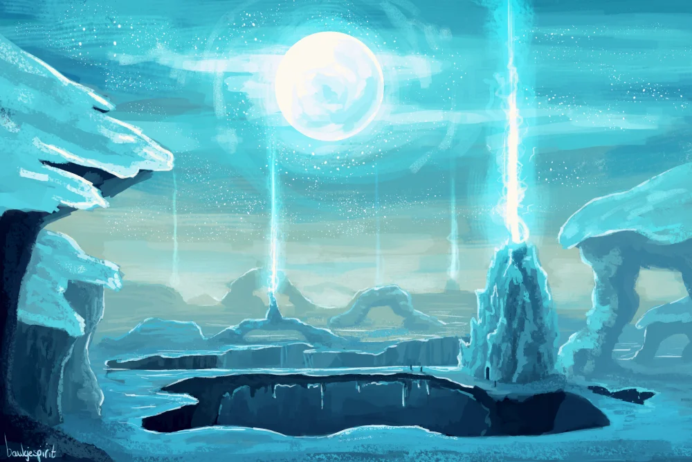 Fantasy Snow World Art